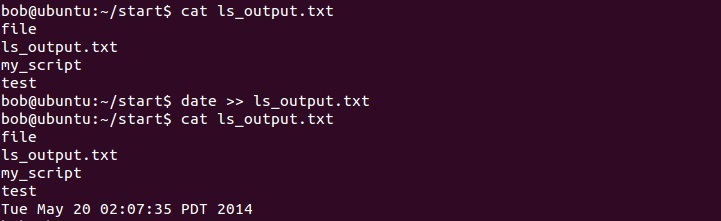 Redirect Input And Output Linux