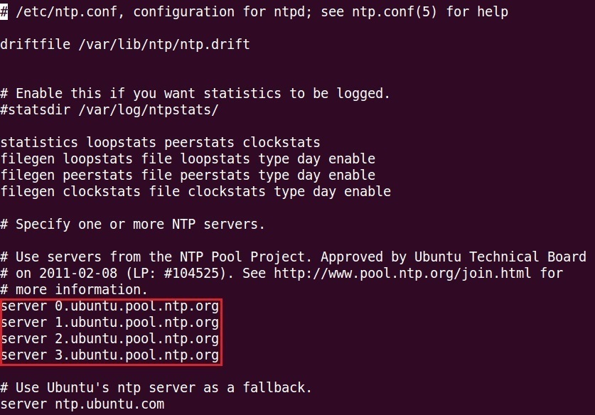 Configure NTP Server Linux 