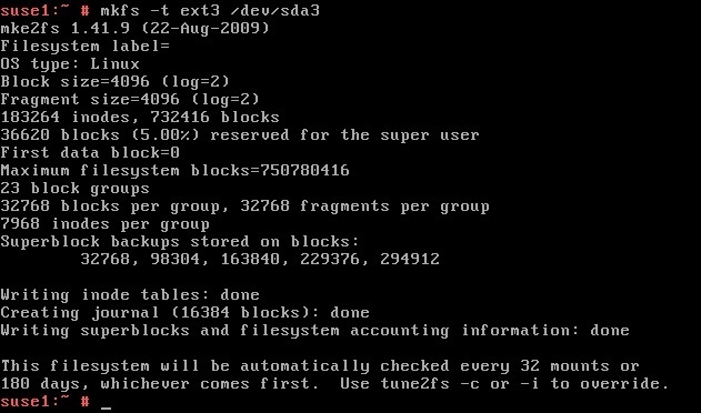 Create A File System Linux
