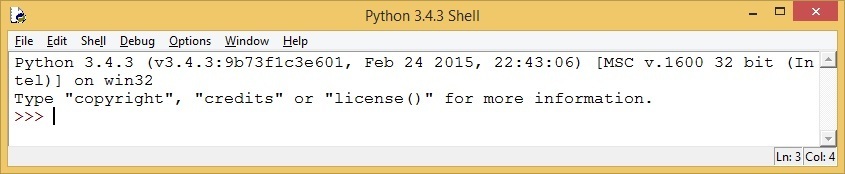 IDLE Editor Python 