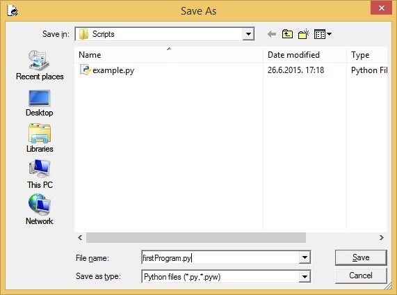 Write Your First Program Python