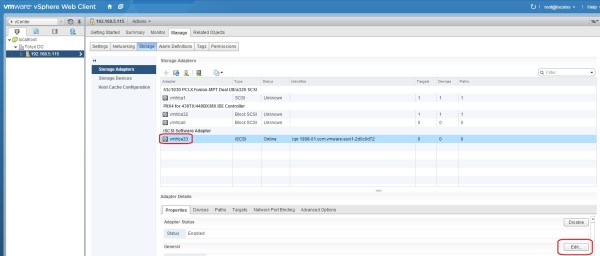 Configure iSCSI software initiator | VMware ESXi#