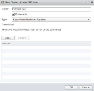 Create DRS affinity rule | VMware ESXi#