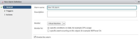 Create alarms | VMware ESXi#