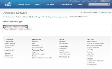 Cisco Configuration Professional (CCP) download | CCNA Security#