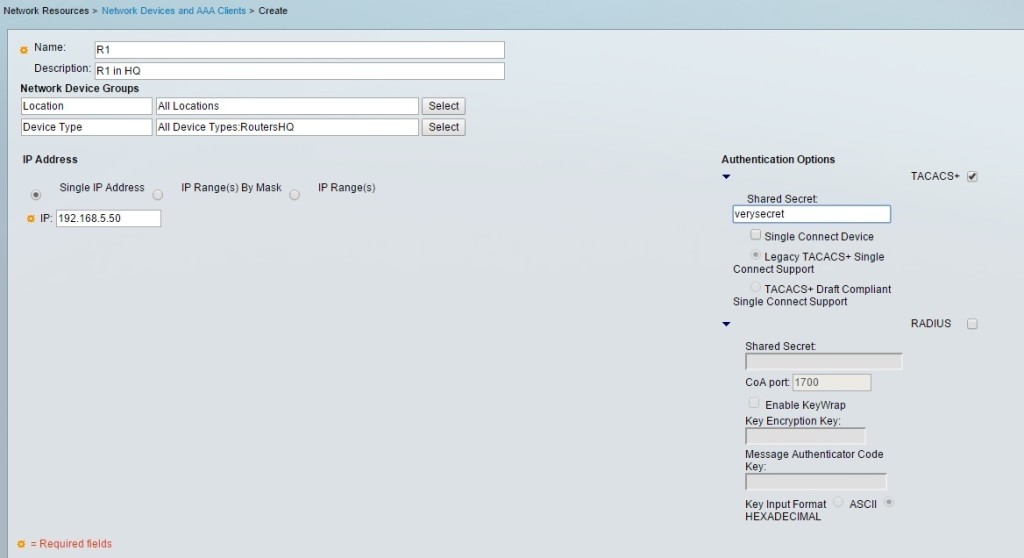 Configure Cisco ACS | CCNA Security#