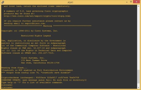 Cisco ASA initial setup | CCNA Security#