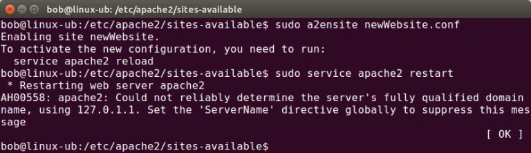 Create new virtual host | Apache#