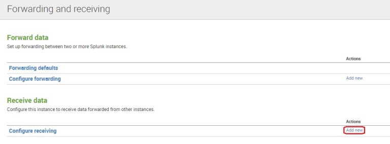 Set up a receiver | Splunk#