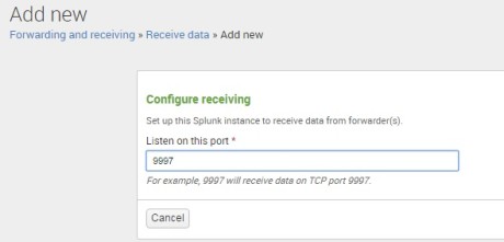 Set up a receiver | Splunk#