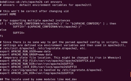 envvars file | Apache#