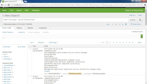 Collect event logs from a local Windows machine | Splunk# Collect event logs from a local Windows machine | Splunk#