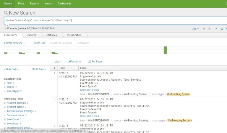 Monitor remote Windows event logs | Splunk#
