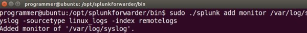 Configure a Splunk forwarder on Linux | Splunk#