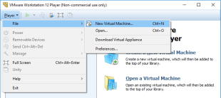 Creating a virtual machine | VMware Workstation Player#