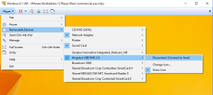 Connecting or disconnecting a USB device to a virtual machine | VMware ...