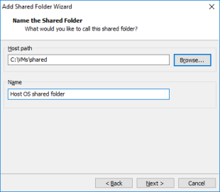 Enabling a shared folder for a virtual machine | VMware Workstation Player#