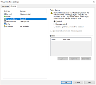 Enabling a shared folder for a virtual machine | VMware Workstation Player#