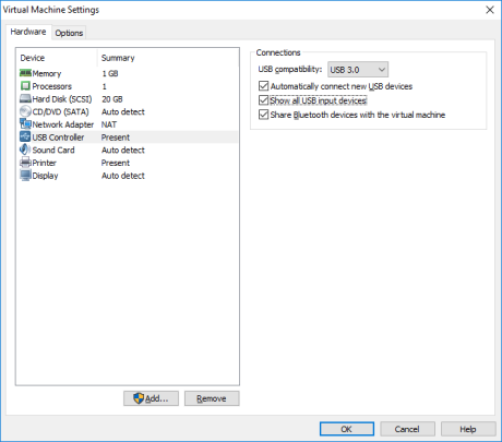 Connecting USB HIDs to a virtual machine | VMware Workstation Player#